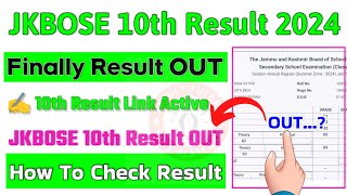 US Jkbose Class 10th Result 2024 Kaise Dekhe How To Check Jkbose 10th ...