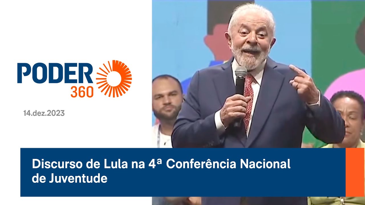 Discurso de Lula na 4ª Conferência Nacional de Juventude - YouTube