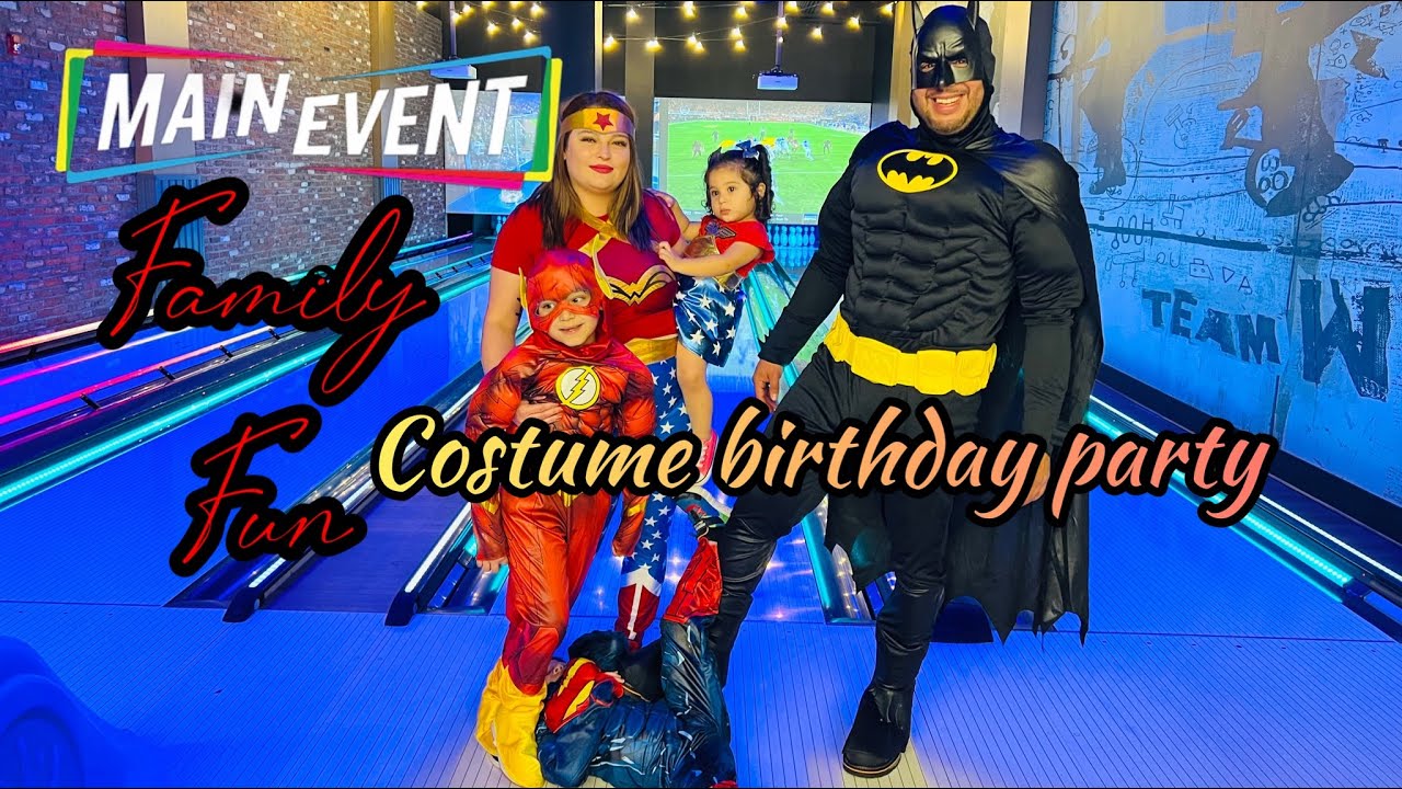 Halloween Costume party at Main Event - YouTube