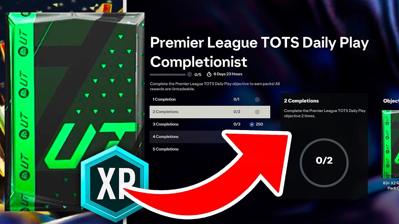 How to Complete Premier League TOTS Daily Play Completionist Objectives ...