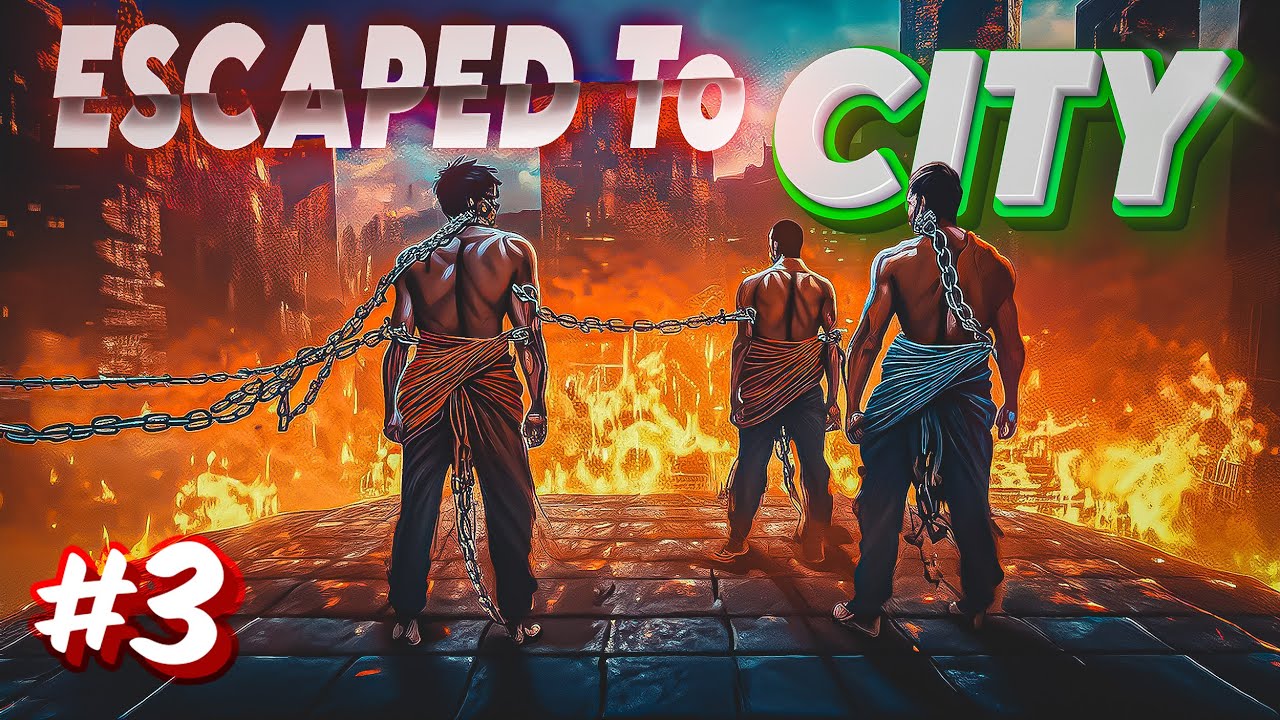 *Finally* Escaped To CITY 🔥| Chained Together | #3 - YouTube