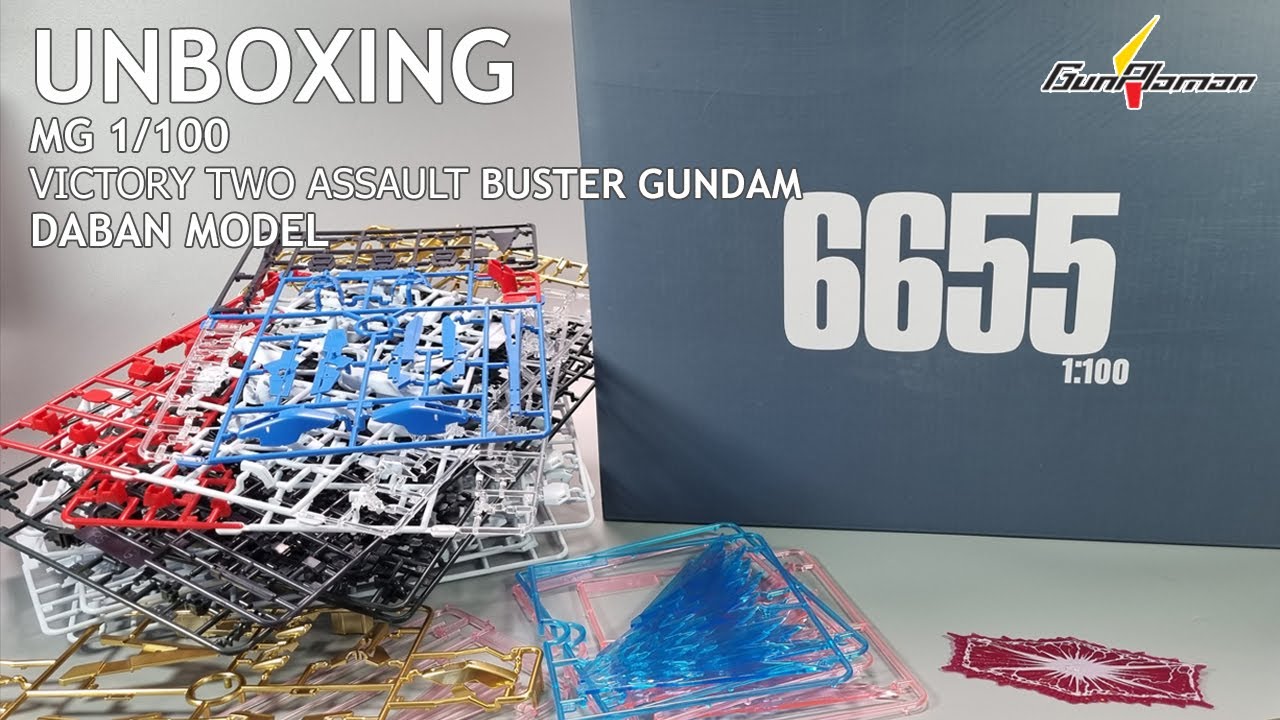 [รีวิวเปิดกล่องส่องแผง] MG 1/100 6655 VICTORY TWO ASSAULT BUSTER GUNDAM ...