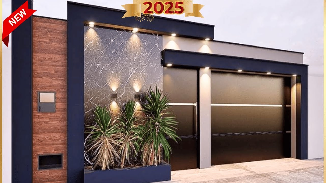 111+ Modern House Front Wall Design Ideas 2025 | Home Exterior Wall ...