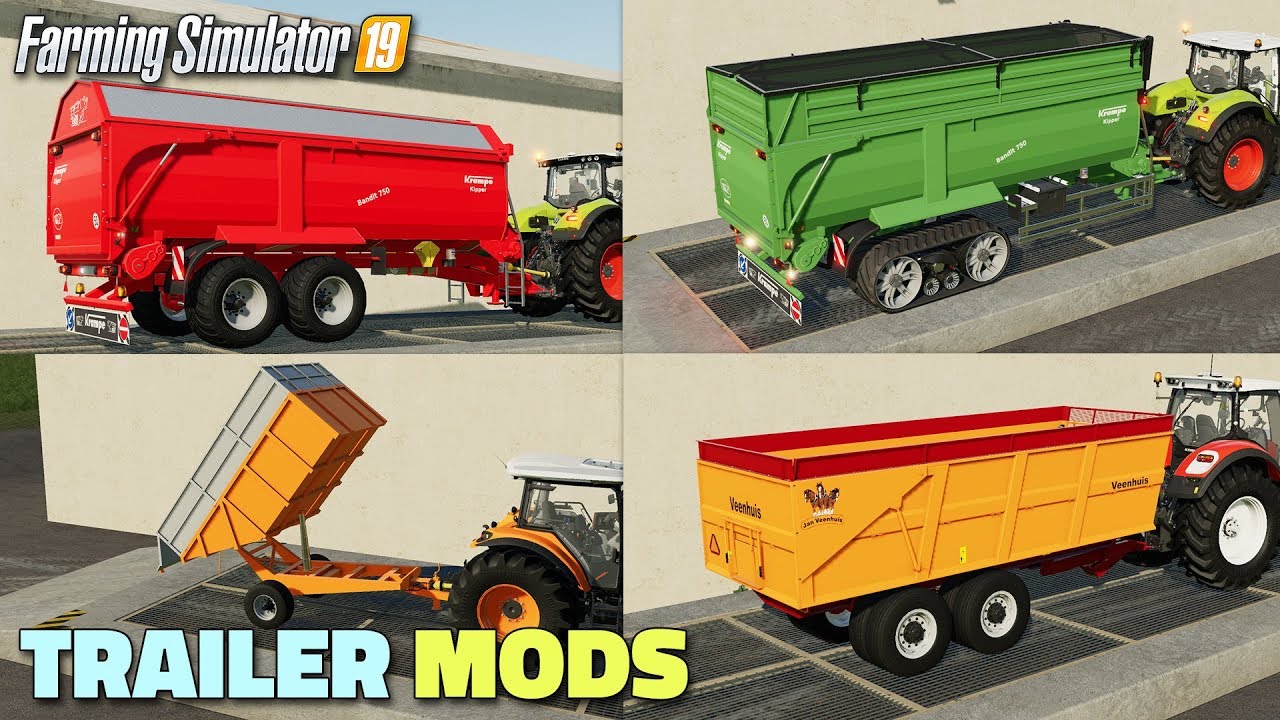 FS19 | New Trailer Mods (2020-04-02) - review - YouTube