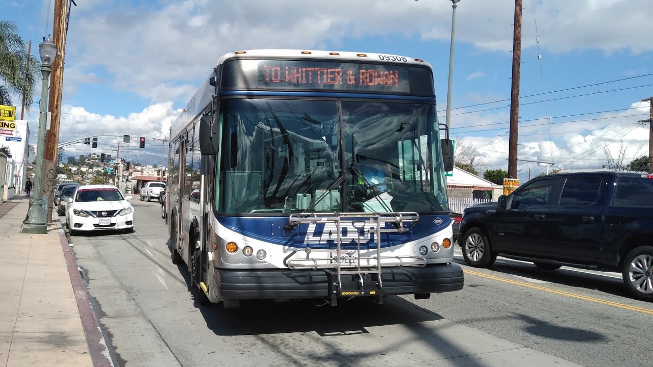 LADOT 2009 ElDorado National E-Z Rider II MAX Propane #09308 - YouTube