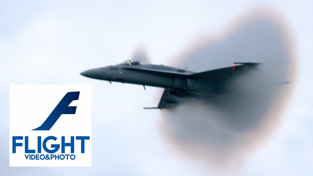 F18 Super Hornet Breaking Sound Barrier