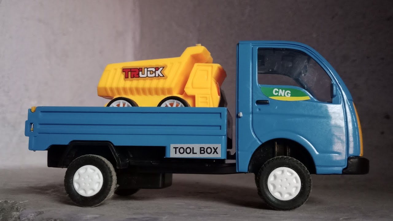 TOYS TEMPO loding mini demper toys video! & centy toys a models of tata ...