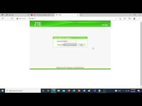 Enable Anti-Hacking Firewall Protection Converge ZTE modem - YouTube