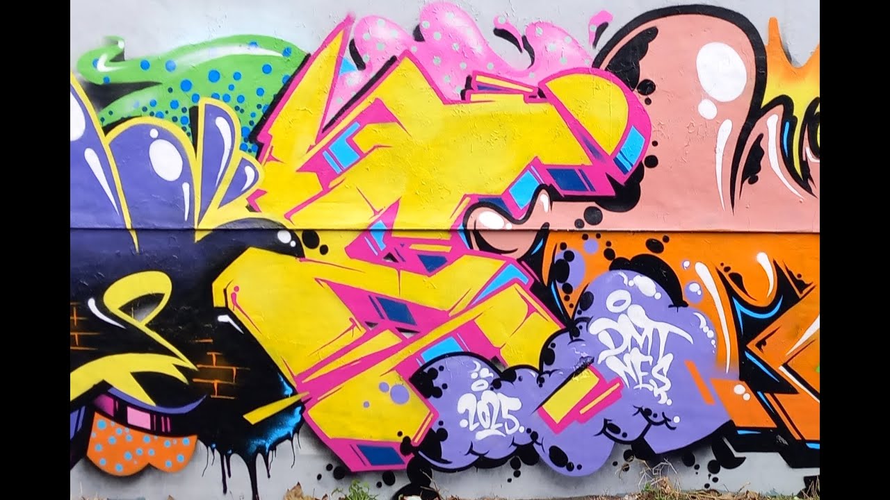First Solo Graffiti Piece of 2025 - YouTube