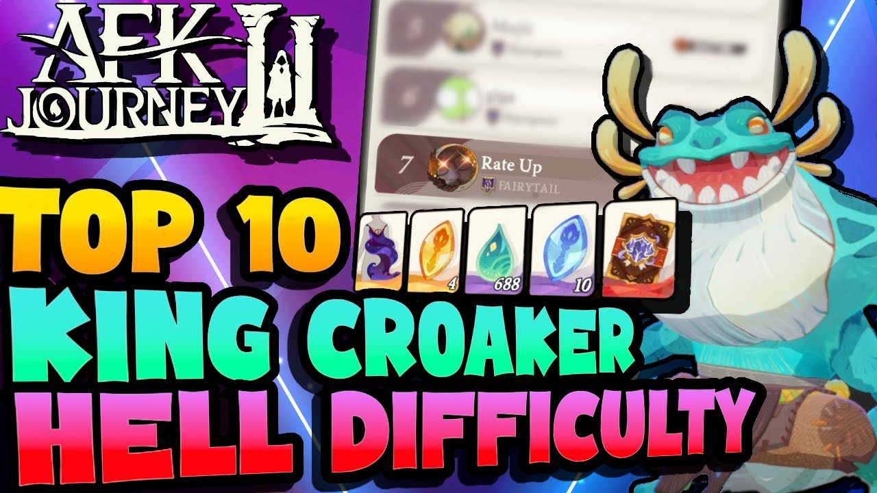 King Croaker Hell Difficulty Top 10 Placement Team and Tips - AFK ...