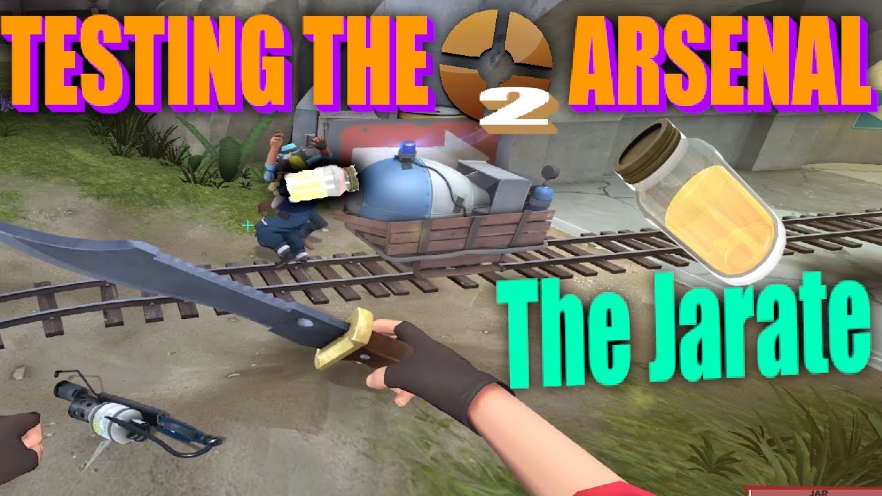 Testing the TF2 Arsenal: The Jarate - YouTube