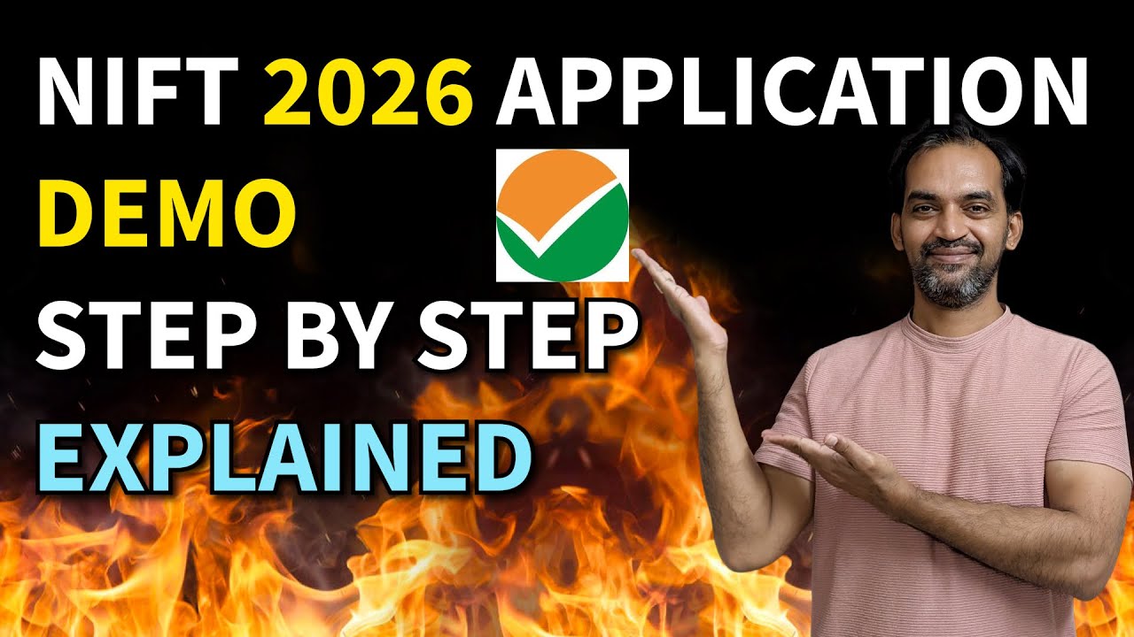 NIFT 2026 Application Demo | Step by step explained 🔴 - YouTube