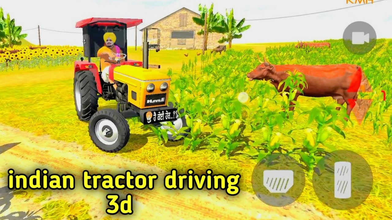 Hmt 5911 tractor 🚜 modified indian tractor driving 3d new update Sidhu ...