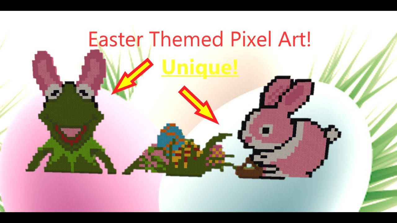 Easter Bunny & Kermit Holiday Art w/ Surprise! - YouTube