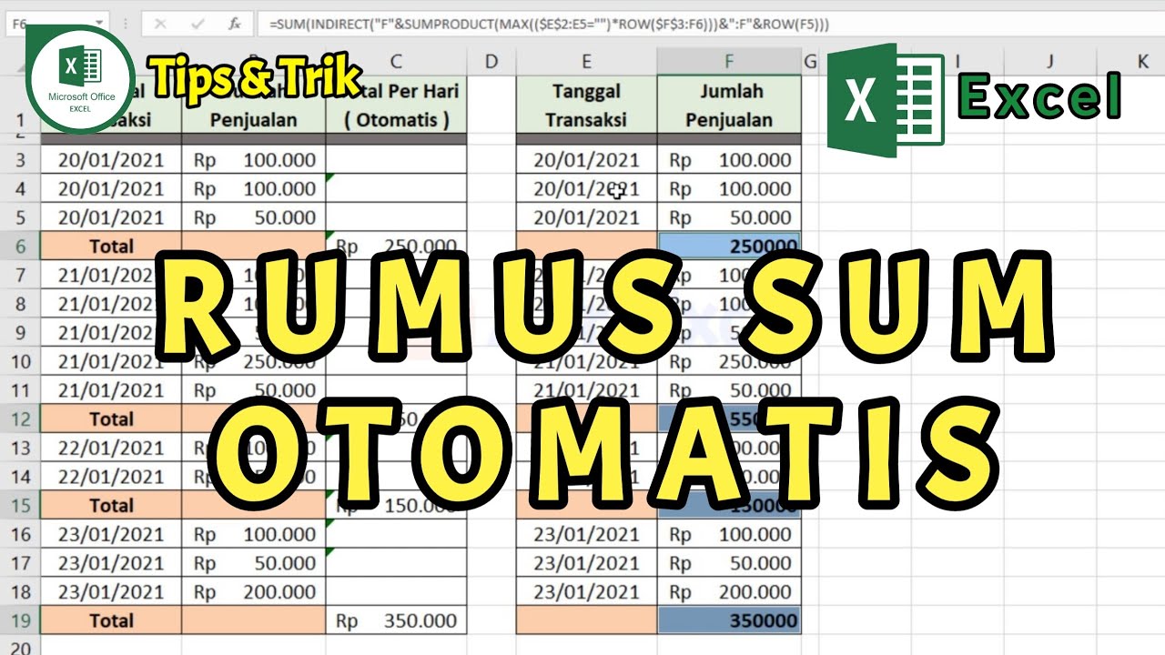 Rumus Autosum Pada Excel Auto Sum Total Excel YouTube rumus-autosum-pada-excel-auto-sum-total-excel-youtube