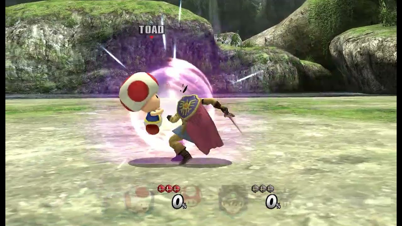 Super Smash Bros™ Brawl - Toad vs Hero - YouTube