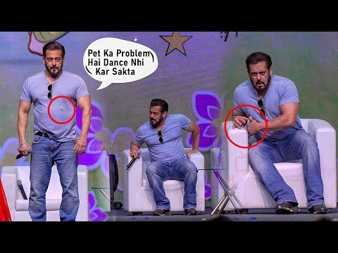 Why did Salman Khan Hold his Stomach | Salman Khan Unexpected Health Scare