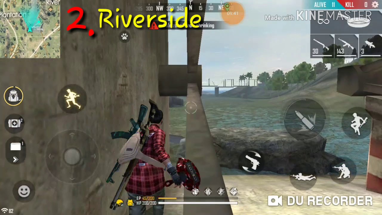 Top 3 Hidden place in ff || Survival place in ff in ranked match - YouTube