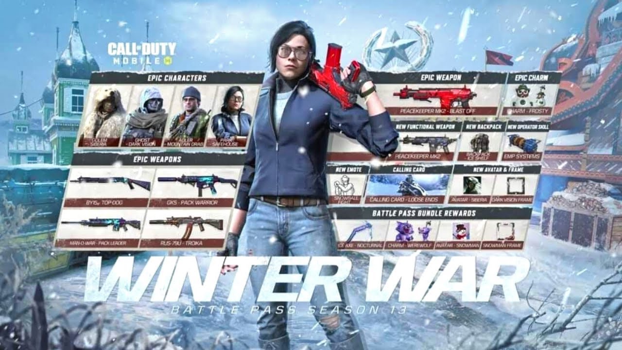 SEASON 13 Battle Pass Character Weapon Maps Leaks CODM | Cod Mobile S13 ...