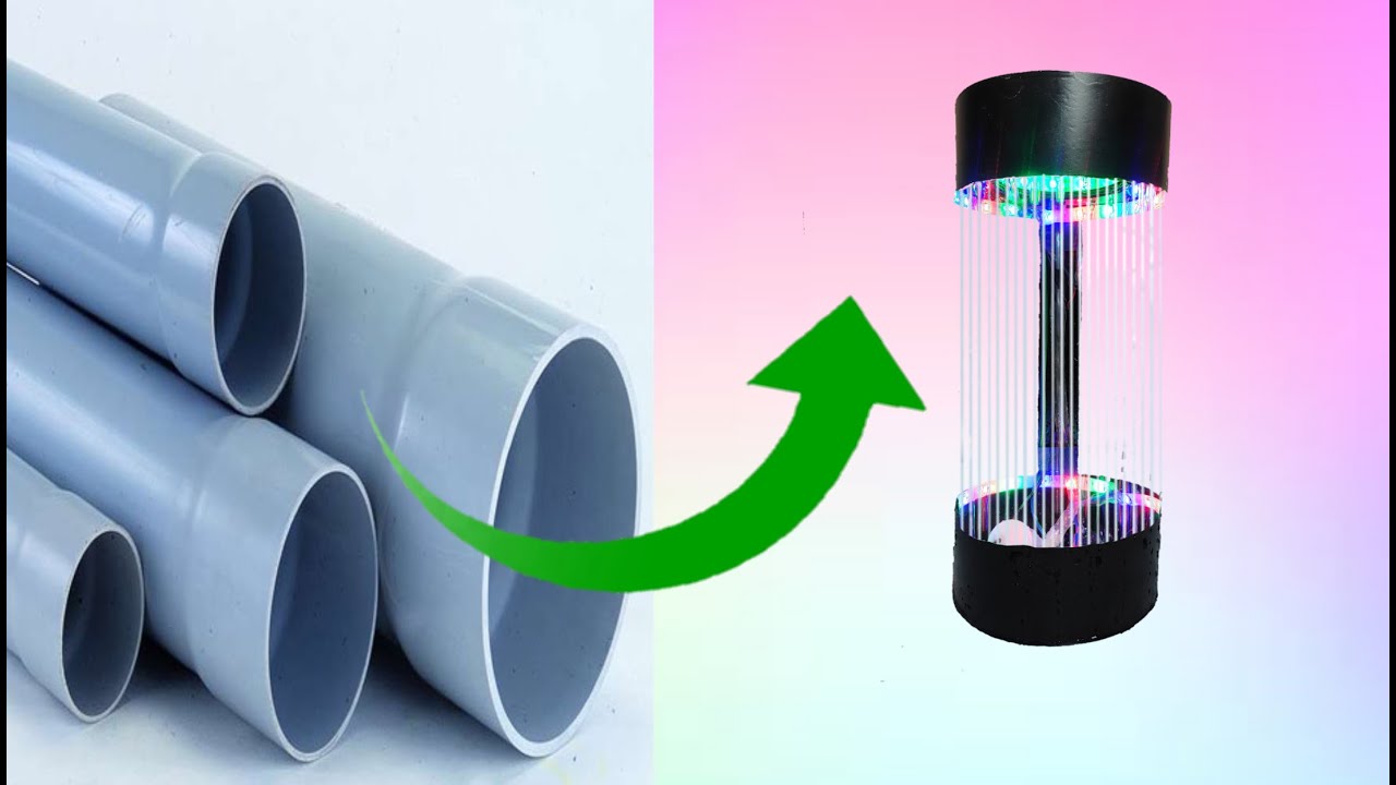 PVC pipe fountain - YouTube