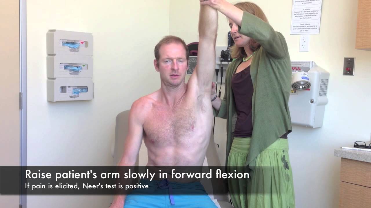 SdMskProject Shoulder Exam Part 3: Provocative Tests - YouTube