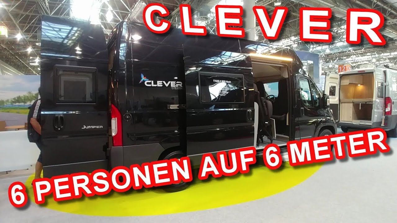 CLEVER FAMILY 600 HOCH, FÜR 6 PERSONEN, CARAVAN SALON DÜSSELDORF 2017 ...