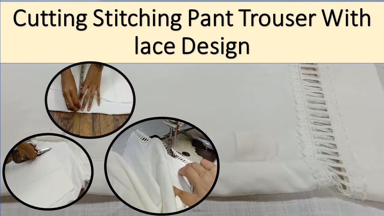 Ladies pant trouser cutting and stitching | box trouser design | Sadia ...