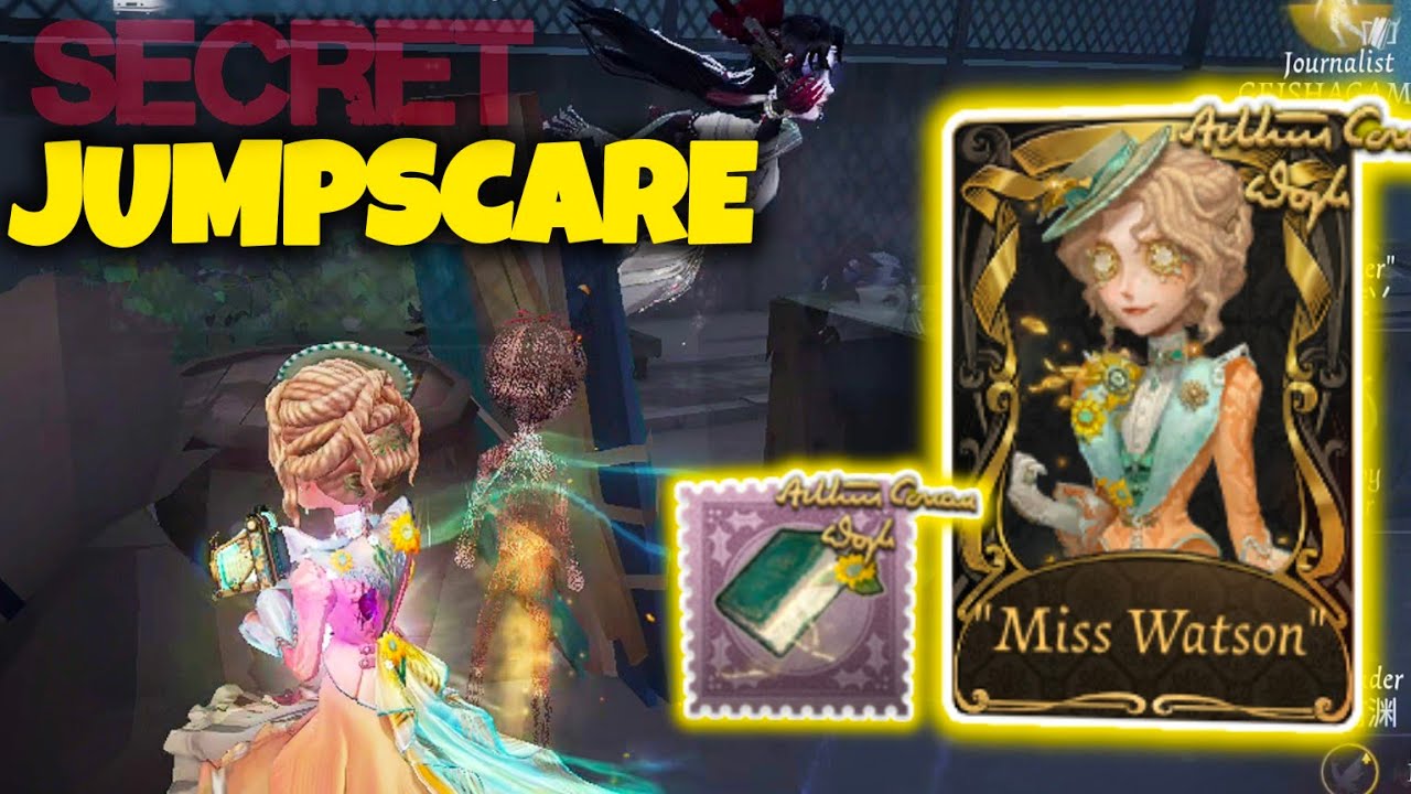 SECRET JUMPSCARE TRICK! Identity V Miss Watson S Skin Matching ...