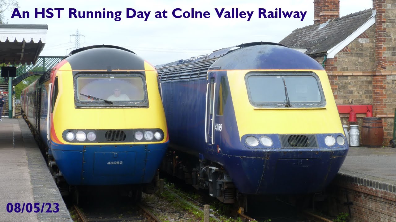 Class 43 HST Running Day + Cab Ride - Colne Valley Railway - YouTube