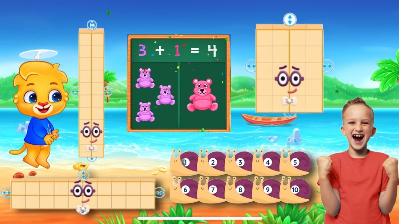 VLAD NIKI FT NUMBERBLOCKS FT LUCAS : LEARN ADDITION | MAKE NEW ...