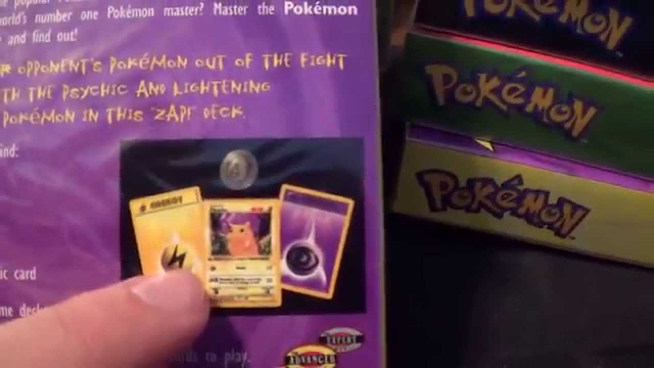 Pokemon Base Set ZAP! Theme deck Checking if it is Shadowless **Variant ...