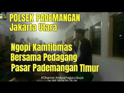 Jakarta Ngopi Kamtibmas Bersama Pedagang Pasar Pademangan Timur ...