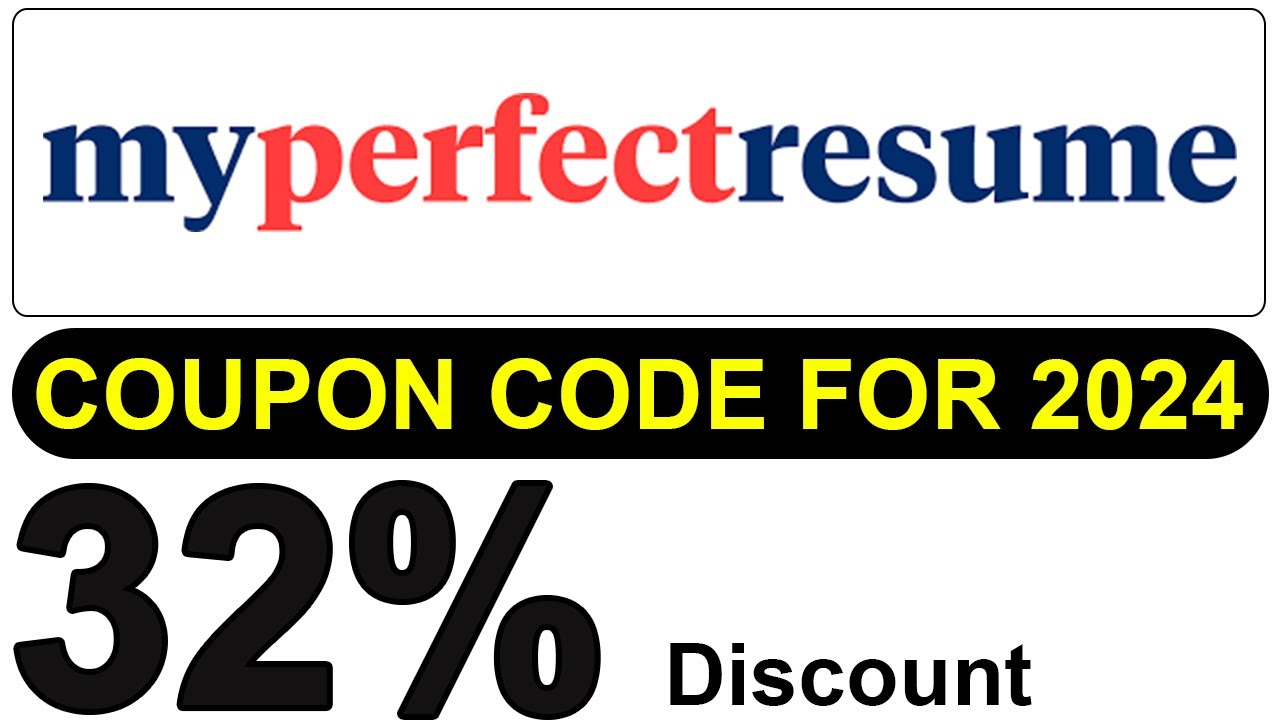 MY Perfect Resume Coupon Code | myperfectresume.com - YouTube