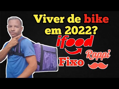 Viver entregando de bike em 2024. Ifood Bike Rappi Bike Entregador fixo ...