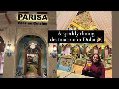 A sparkly dining destination in Doha #parisa #persian #restaurant # ...