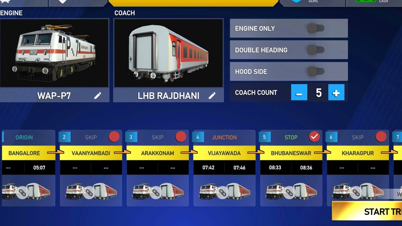 Bengaluru city to Howrah junction train journey//Indian train simulator ...