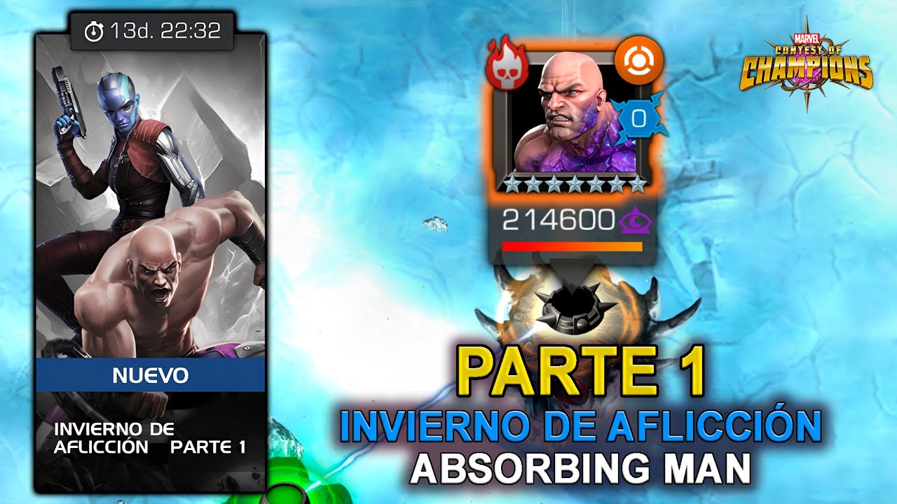Absorbing Man INVIERNO DE AFLICCIÓN Parte 1 | #Gamma #Robot | MCOC ...