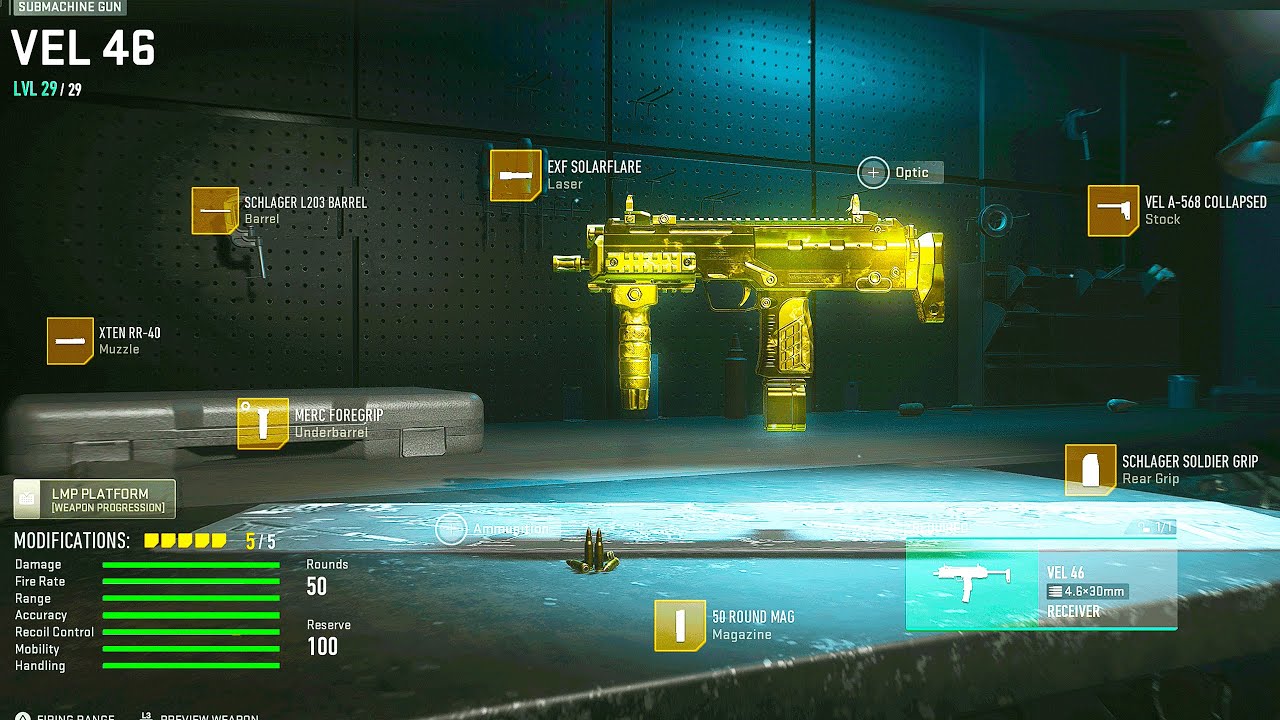 new #1 FASTEST KILLING VEL 46 in Modern Warfare 2! (Best VEL 46 Class ...