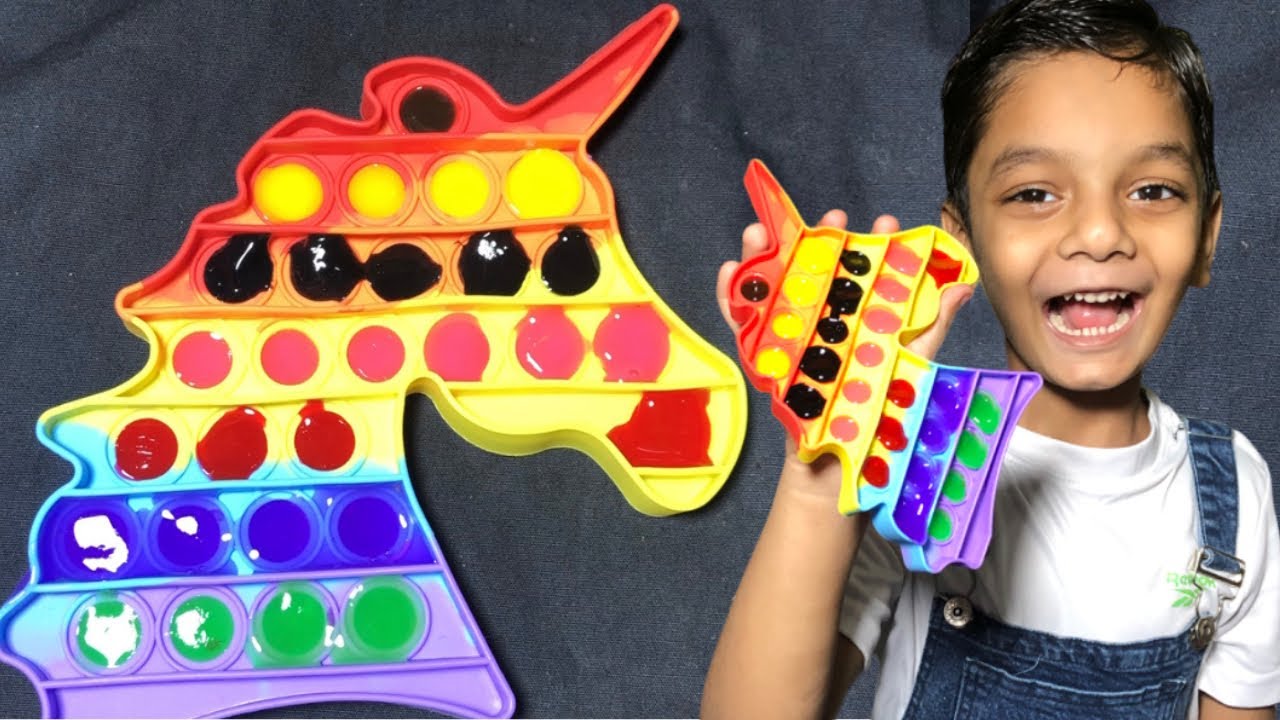 Satisfying Video | Unicorn Puppet Slime | Mixing All My Slime Smoothie ...