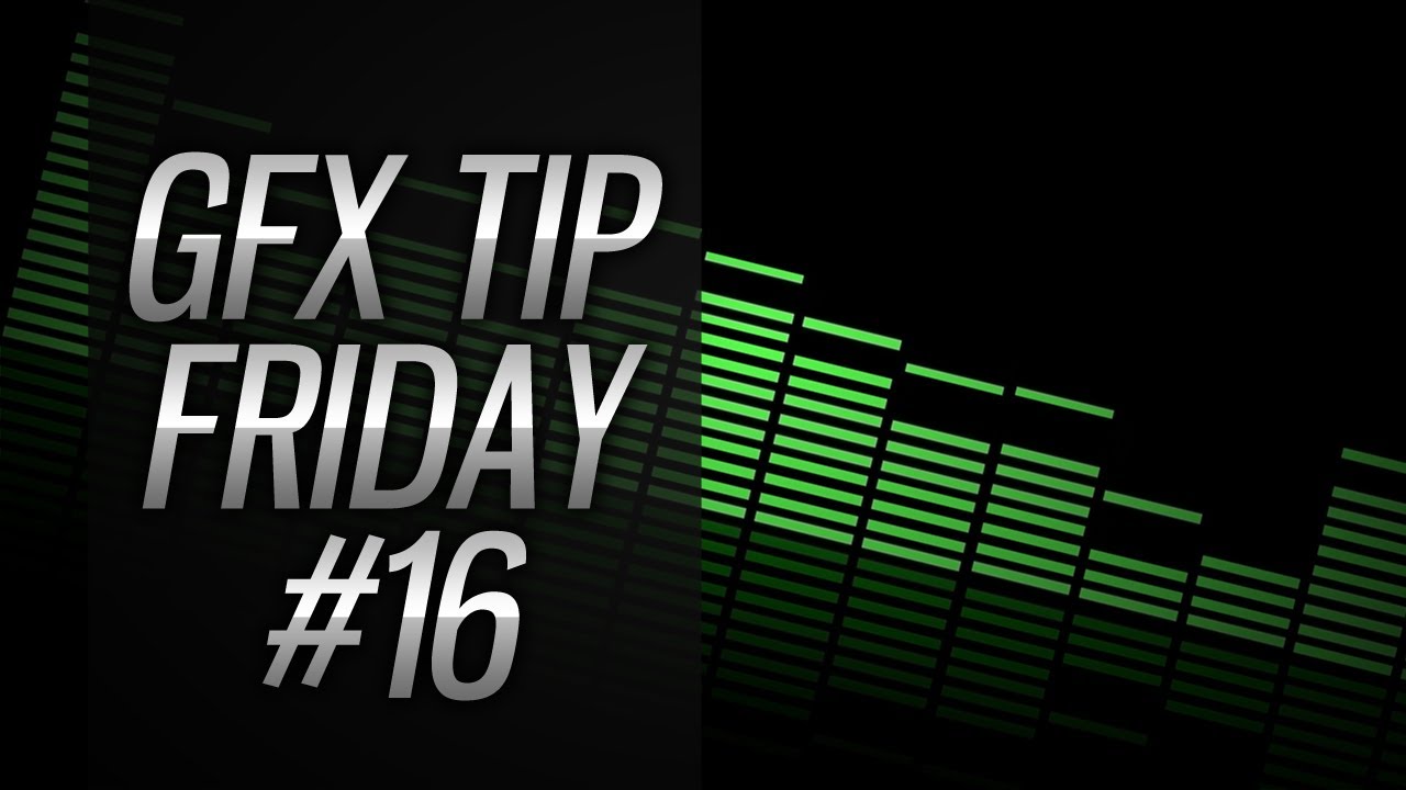 How to make audio bars in After Effects (Audio Spectrum) | GFX Tip ...
