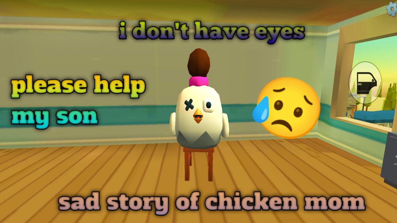 Sad story of chicken mom 😥 chicken gun - YouTube