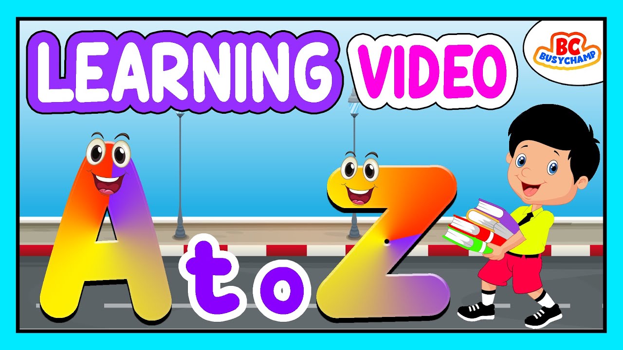 A to Z Words | Animal Alphabet A To Z | ABC Learning Videos For ...