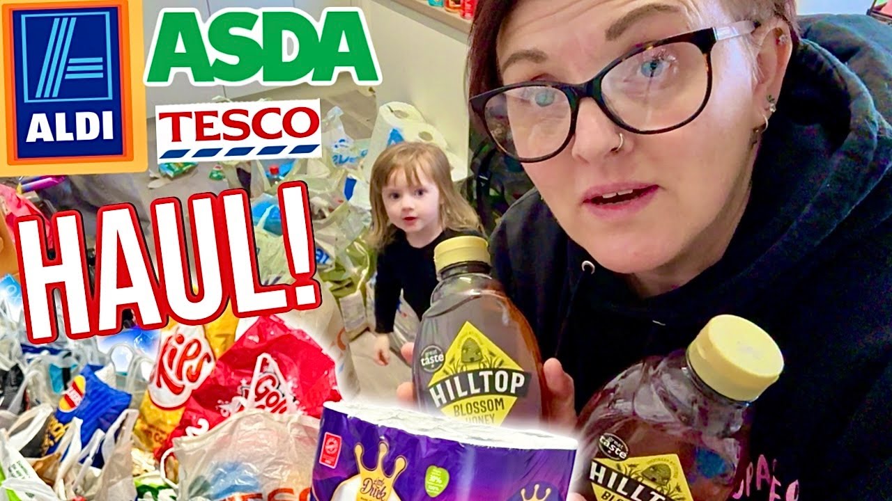 ** HUGE £420 Weekly Grocery Haul for 14! ** TESCO bargains, ASDA ...