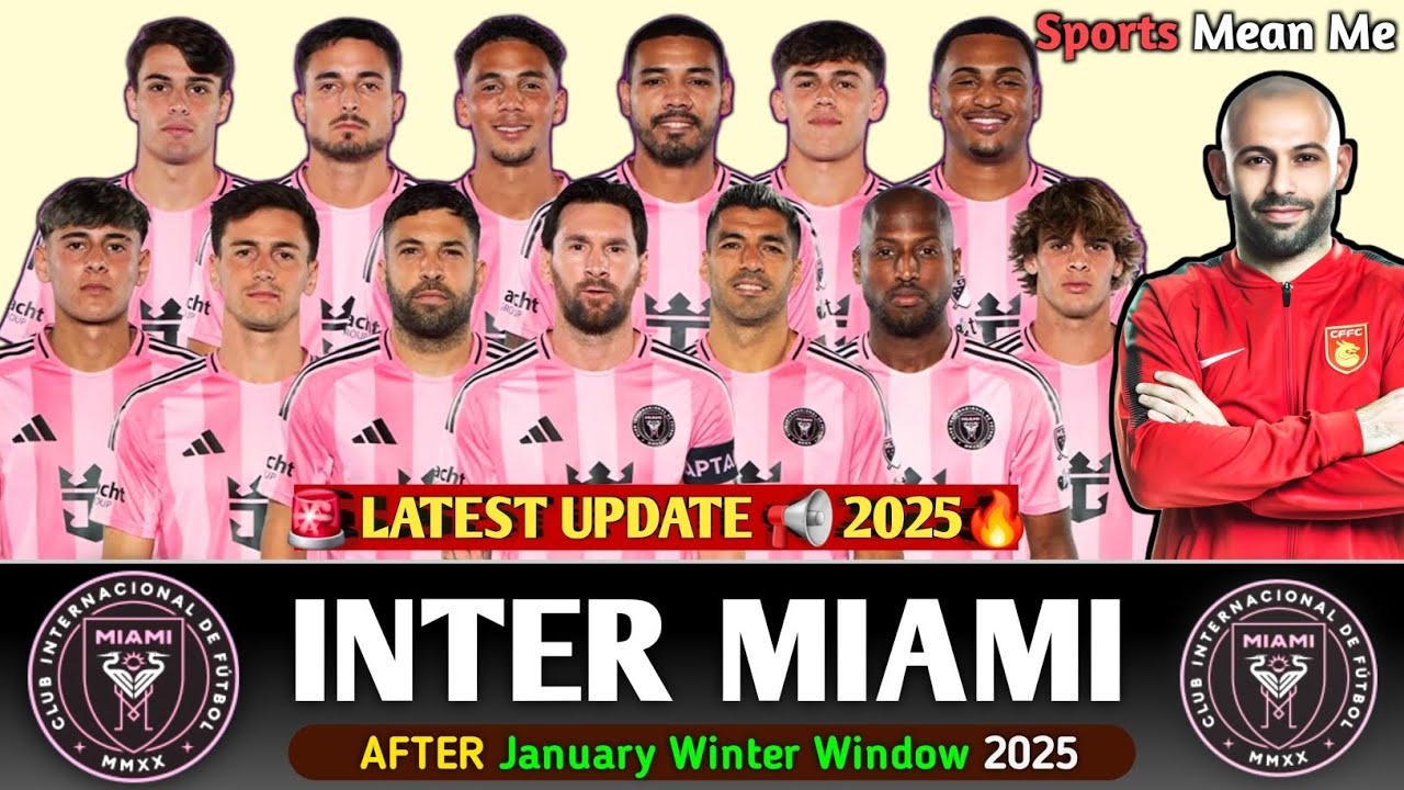 🔥 "Inter Miami CF 2025 Squad REVEALED: New Signings & Transfers! ⚽ ...