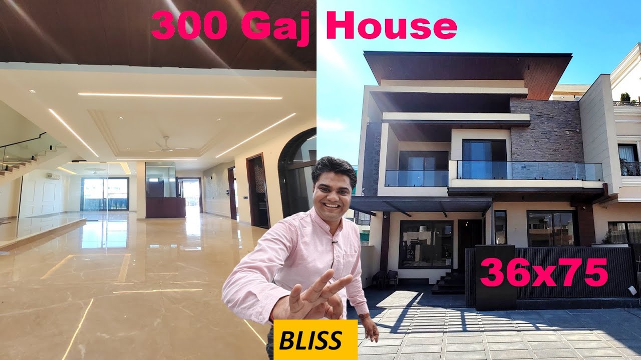 Basement House Design In India | 300 Sq Yard House Design | 300 Gaj ...