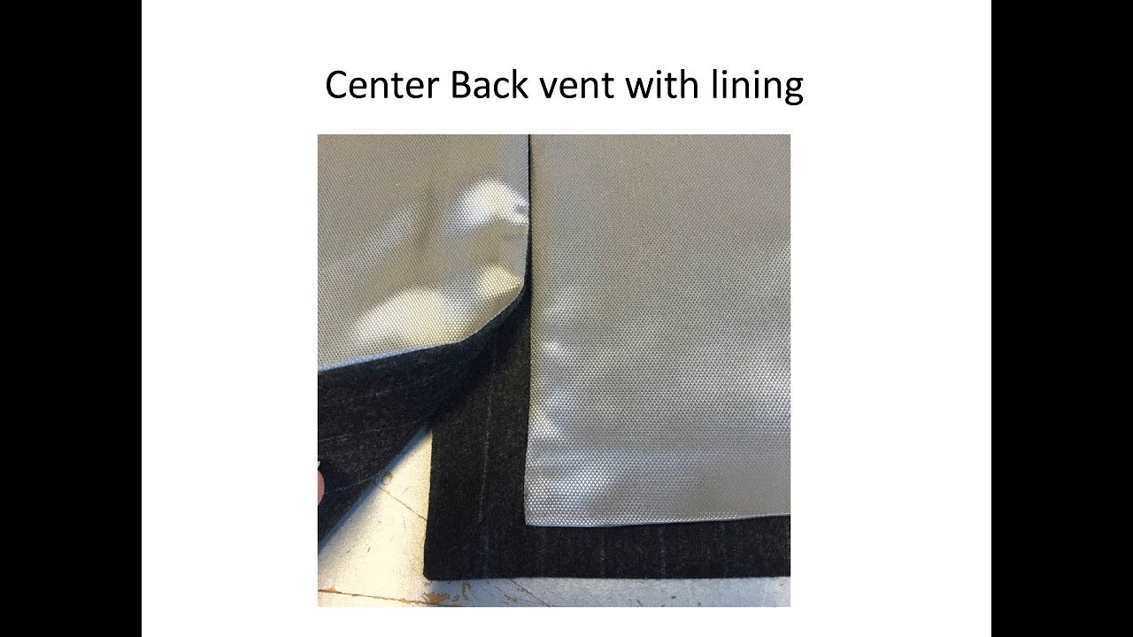 MA-split met voering / CB-vent with lining - YouTube