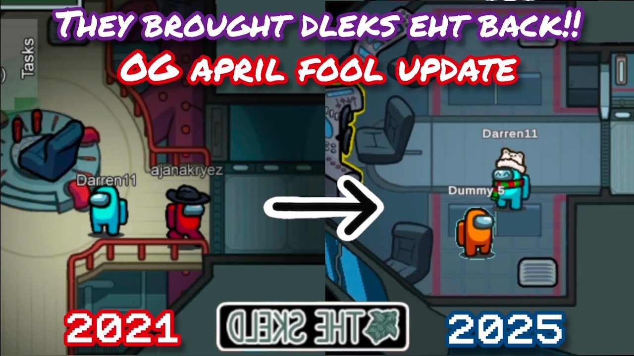 Dleks Eht Map IS BACK! | Among Us April Fool 2025 - YouTube