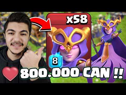 GELMİŞ GEÇMİŞ EN GÜÇLÜ CADI ORDUSU !! - Clash Of Clans