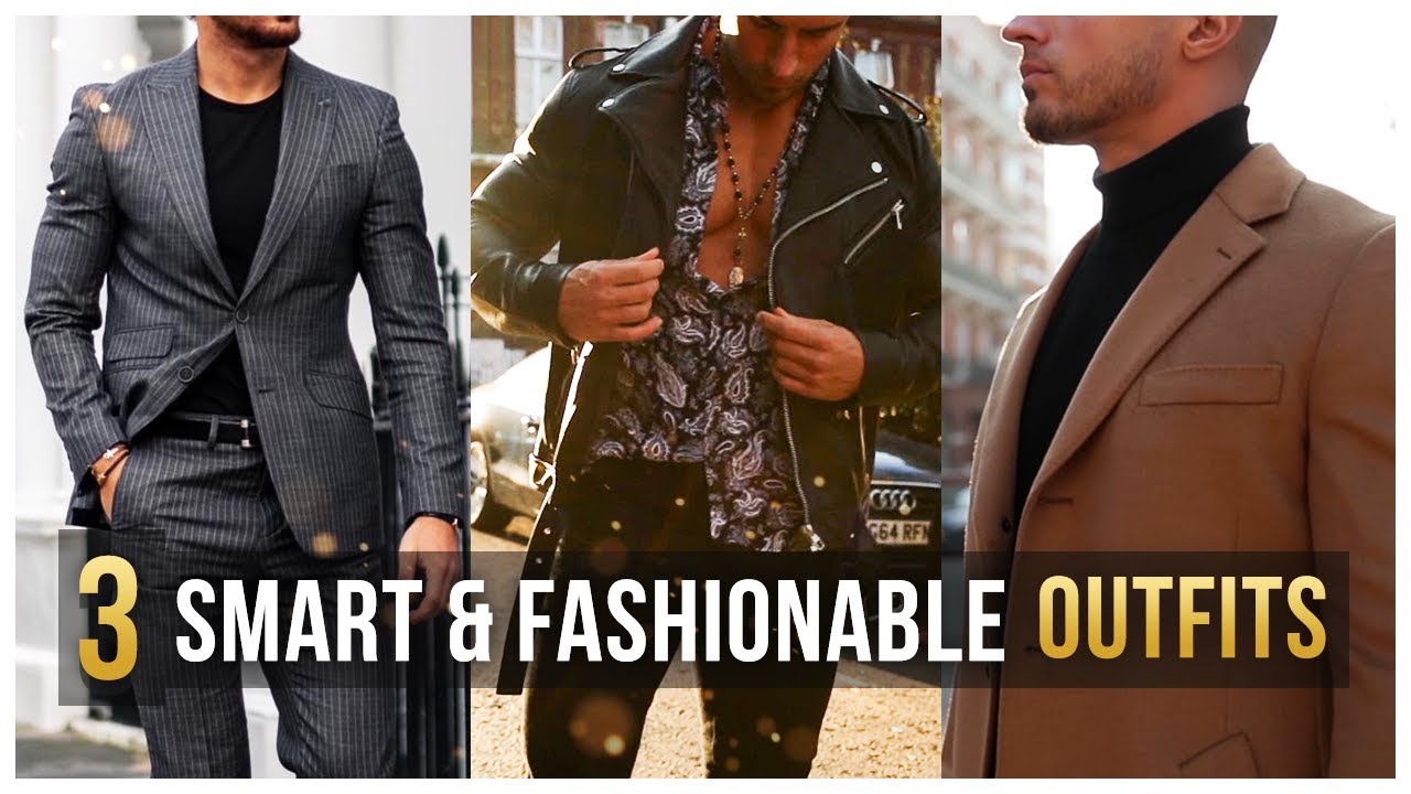3 Stylish Outfits For Fall/Winter Feat. Rowan Row | Men's Fashion - YouTube
