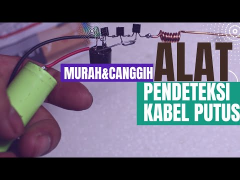 cara mudah Membuat Alat Pendeteksi kabel putus - YouTube